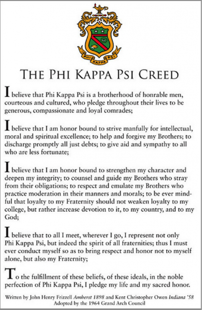 About Phi Kappa Psi Phi Kappa Psi Penn Theta Lafayette College