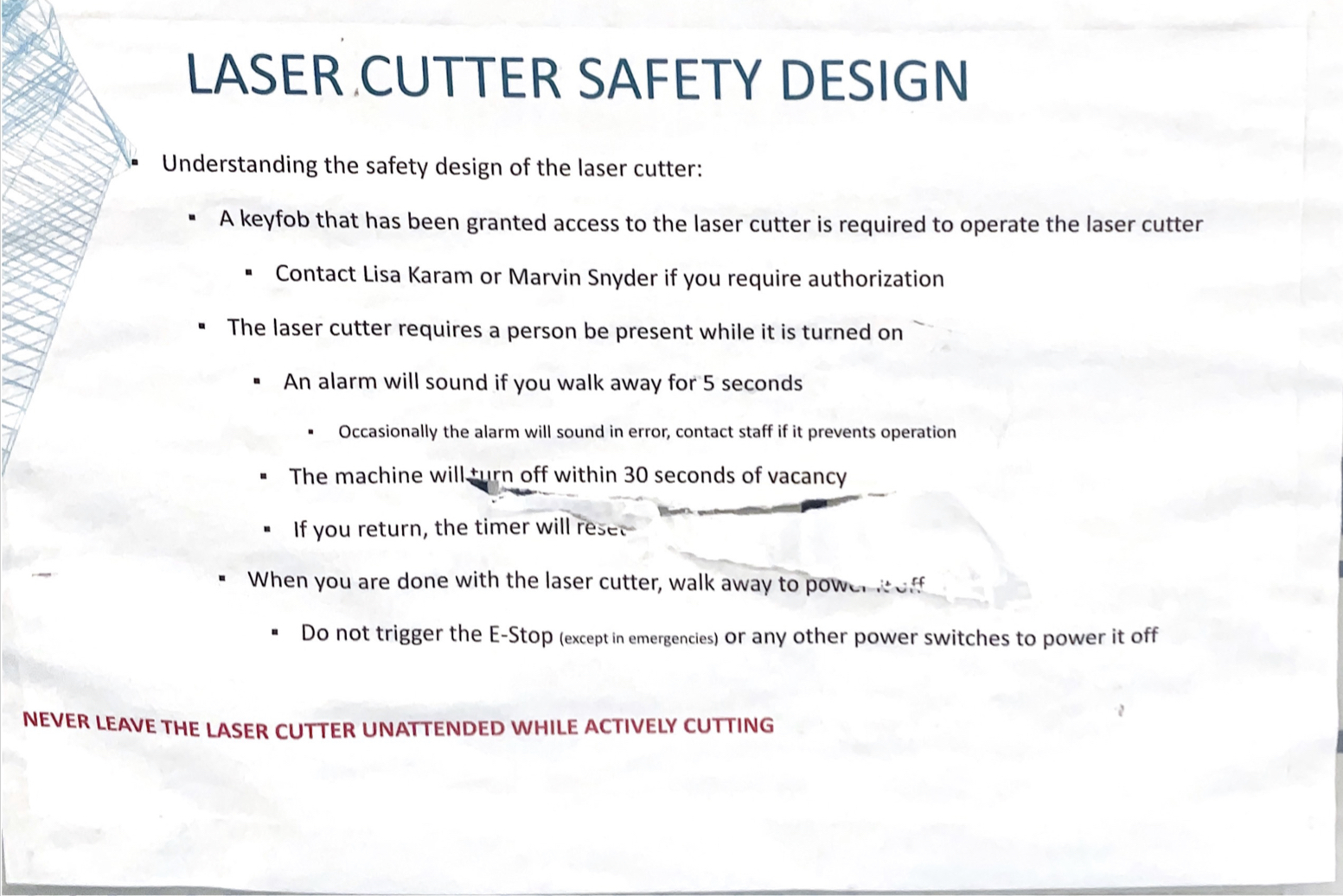 Laser Cutter Risk Assessment at Eric Phillips blog