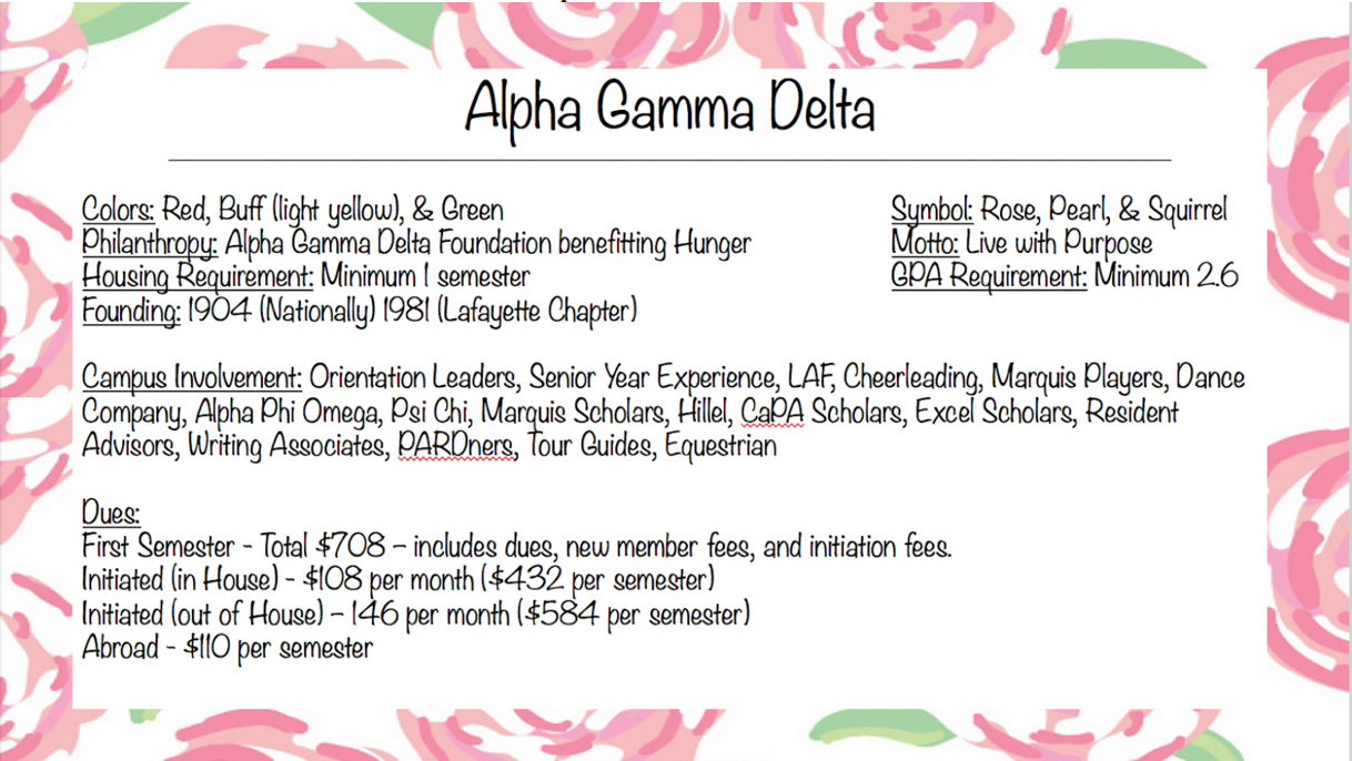 Sorority Chapters – Lafayette Panhellenic Council